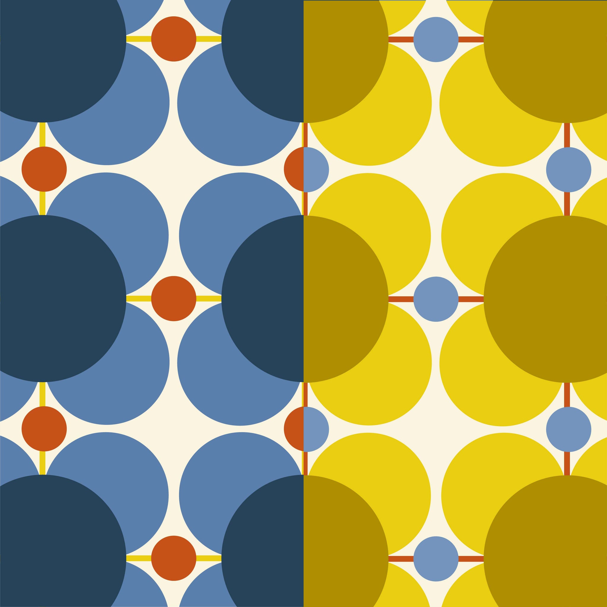 Print - Atomic Flower Sky/Sunflower