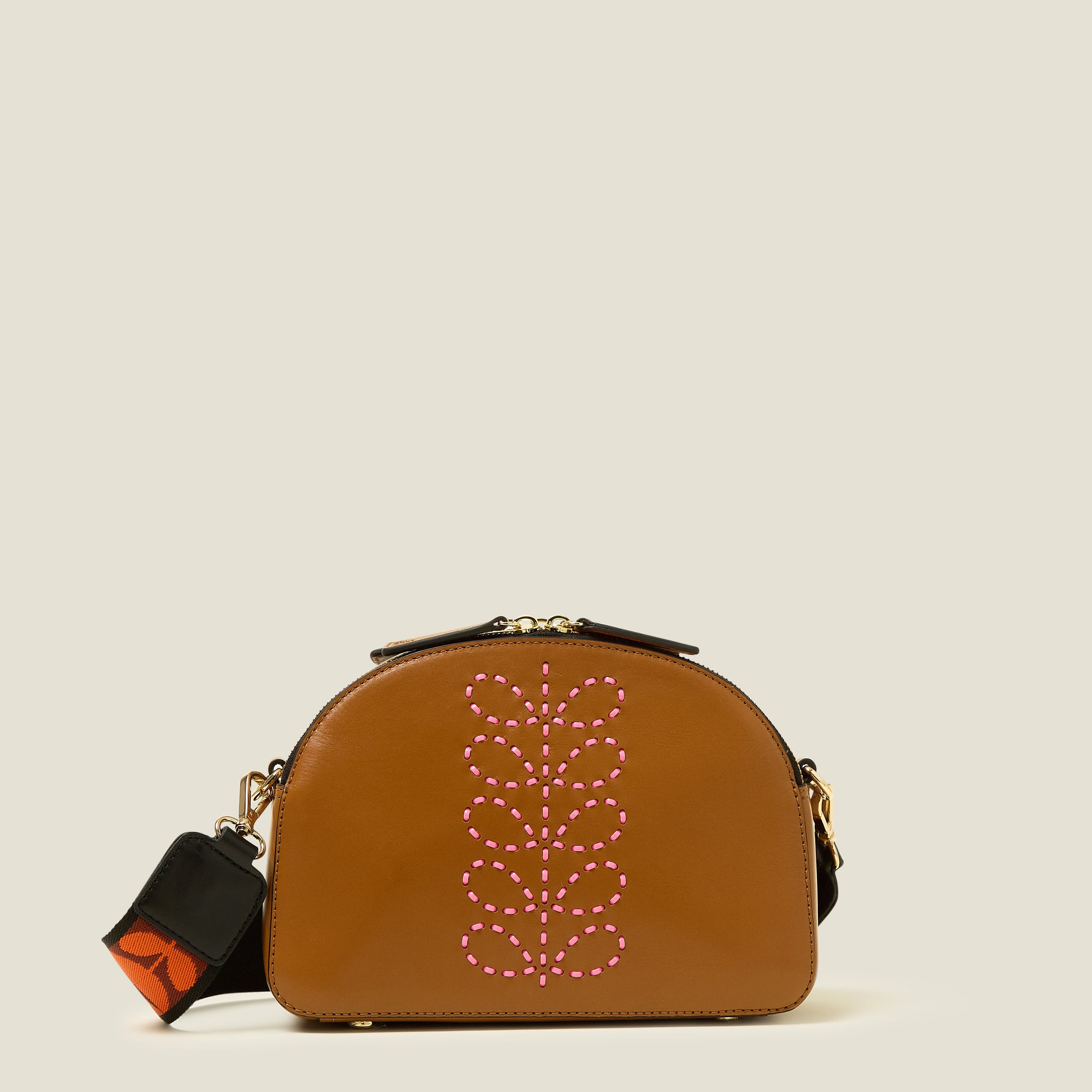 Luna Crossbody - Whipstitch Stem Tan