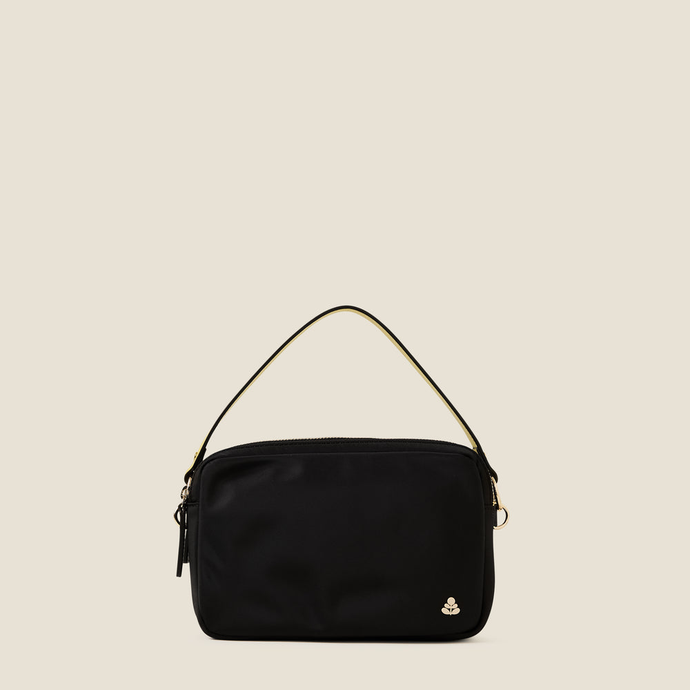 Colourblock Crossbody Bag - Black