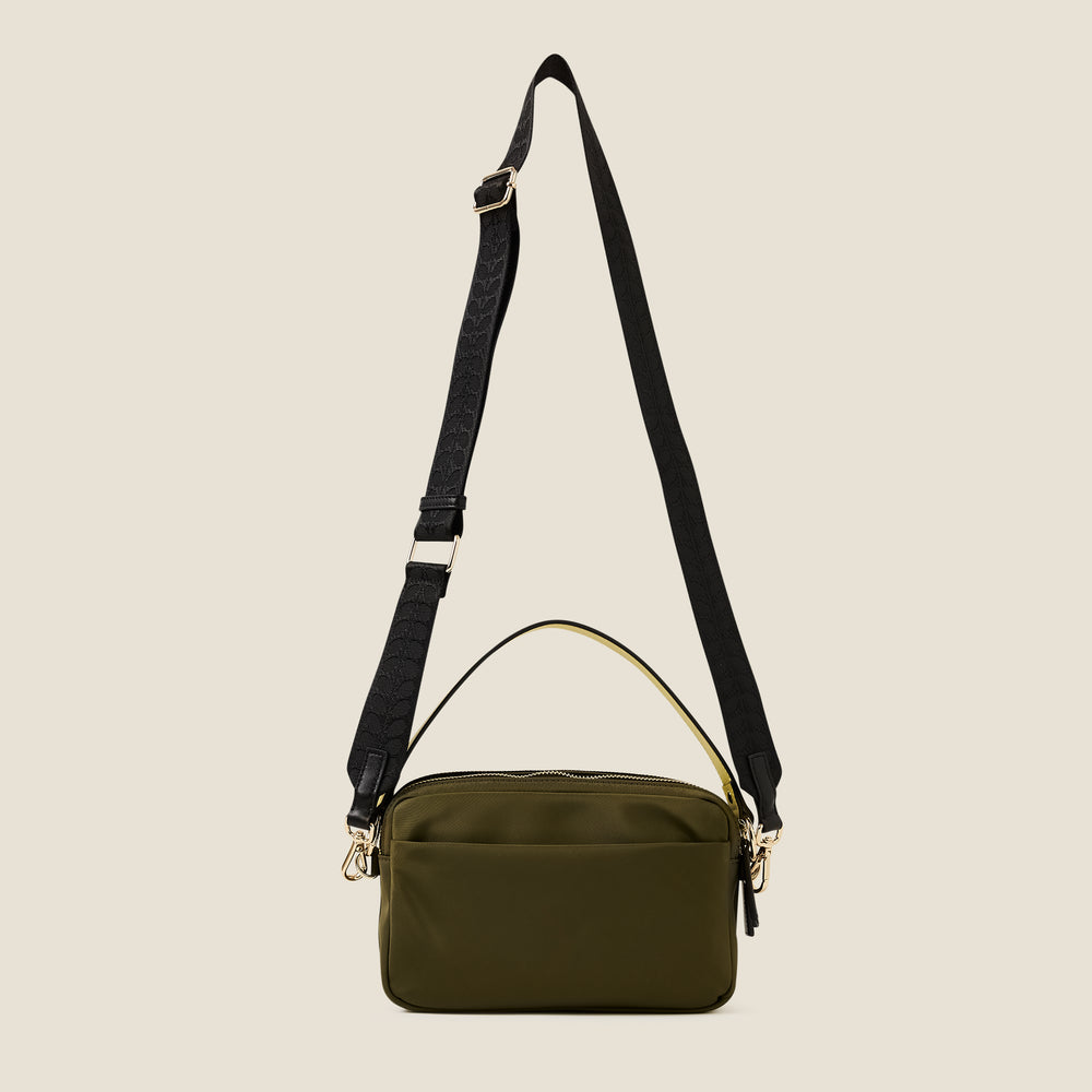 Colourblock Crossbody Bag - Black