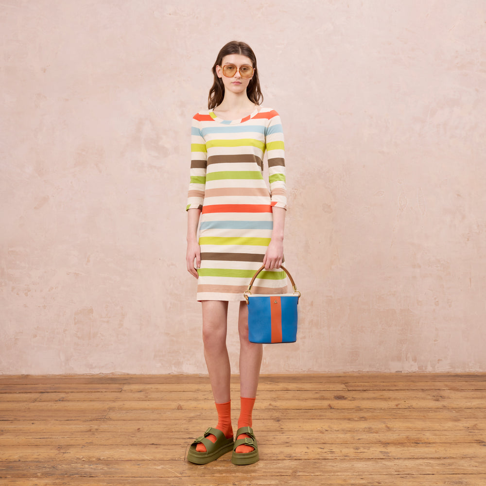 Smile Sling Crossbody - Colour Block True Blue