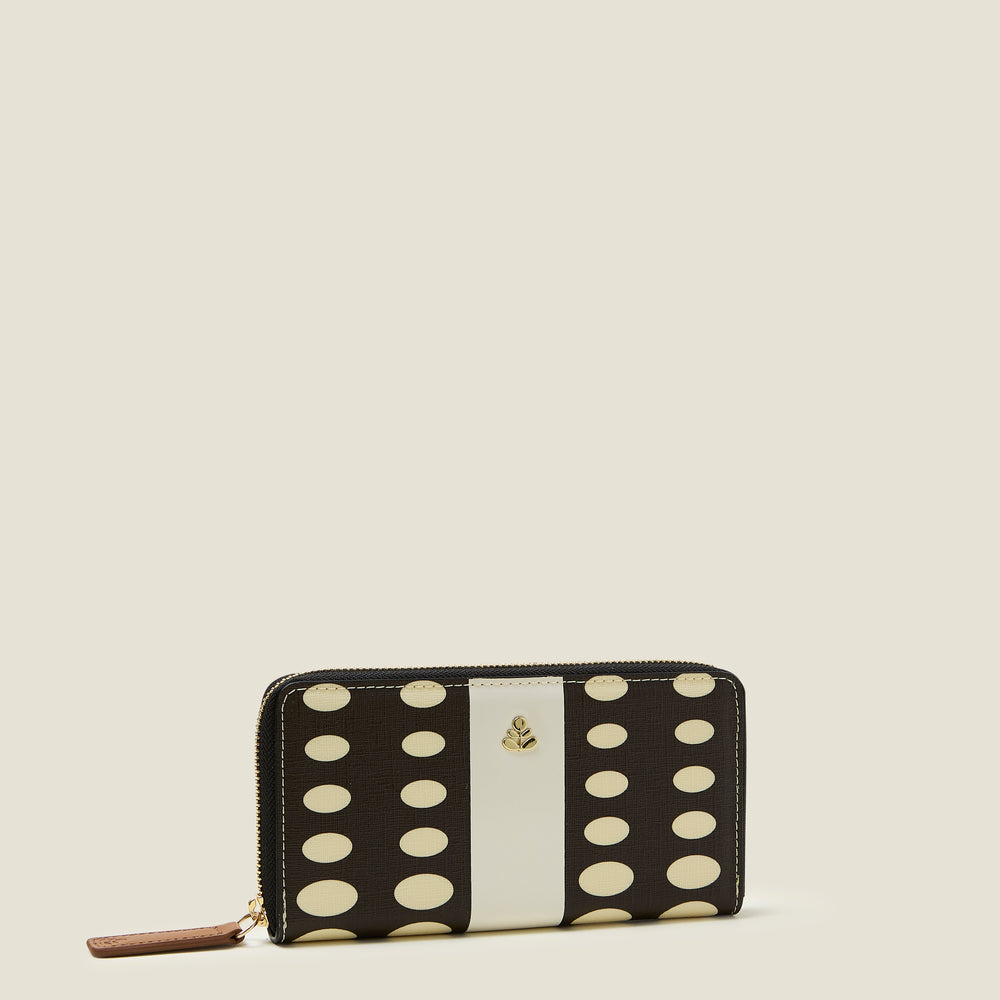 Forget Me Not Wallet | Orla Kiely Women’s Wallet | Mocha Brown Print
