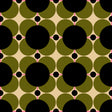 Atomic Flower Wallpaper Khaki Green - 70cm x 10m | Orla Kiely