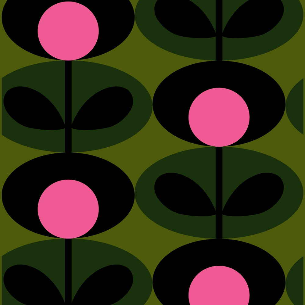 Mini Lotta Backpack | Women's Small Rucksack | Orla Kiely | Green