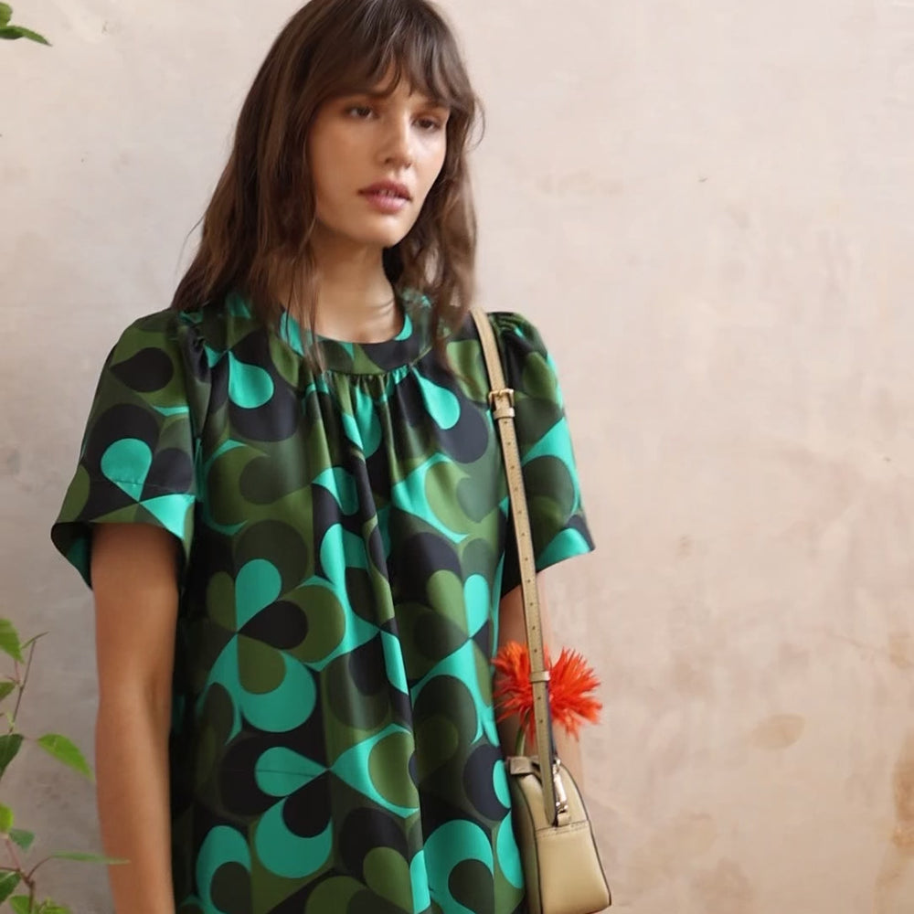 The Orla Silk Dress - Kaleidoscope